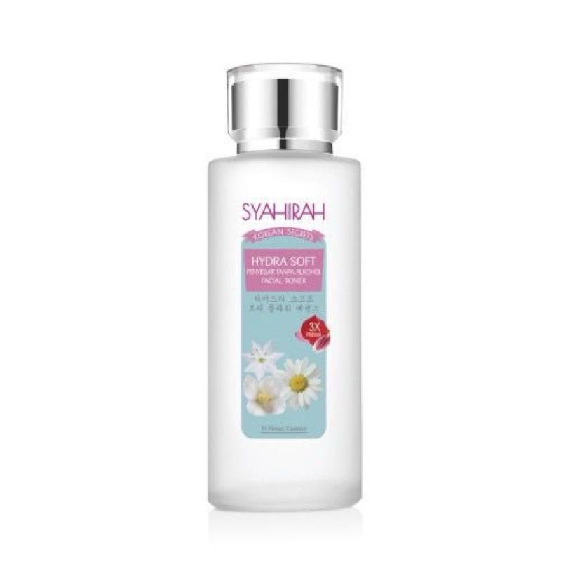 Syahirah Korean Secret Hydra Soft Penyegar Tanpa Alkohol Facial Toner ...