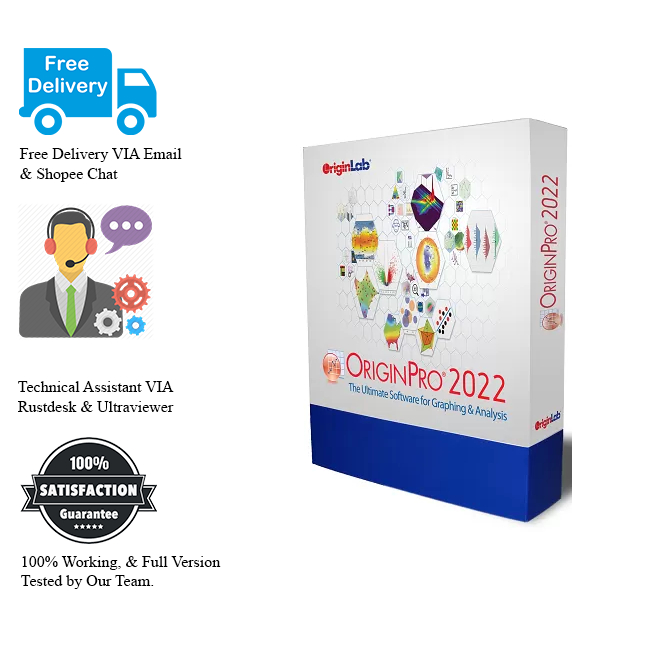 OriginPro 2019 | 2021 | 2022 Full Version | Shopee Malaysia
