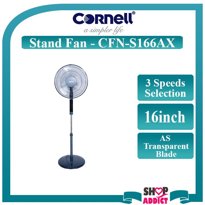 CORNELL STAND FAN / KIPAS KAKI 16" CFN-S166AX | Shopee Malaysia