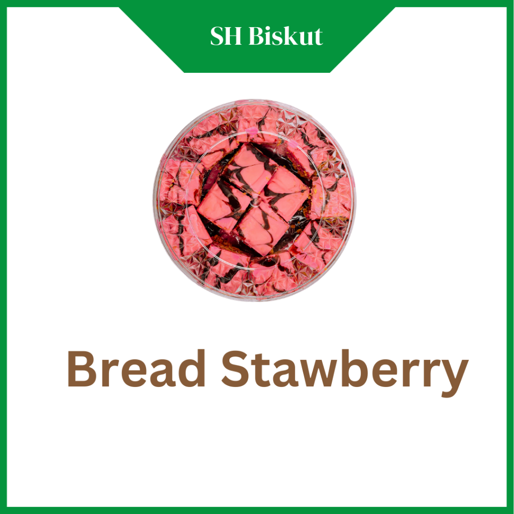 Bread Strawberry (HALAL) / /Biskut Raya / Koki Raya / Kokis wafer ...