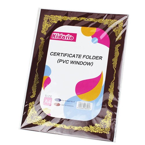 A4 CERTIFICATE FOLDER ( PVC COVER WINDOW) / KAD SIJIL A4 / SIJIL FILE ...