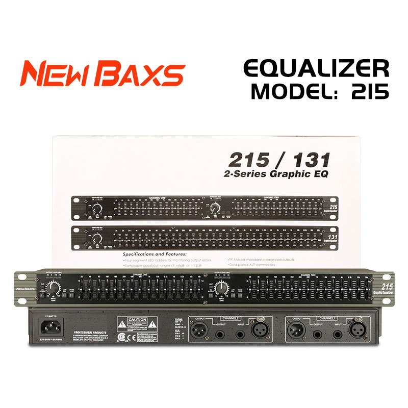 NEW BAXS 215 Equalizer 215EQ 15-band adjustable sound field KTV bar ...