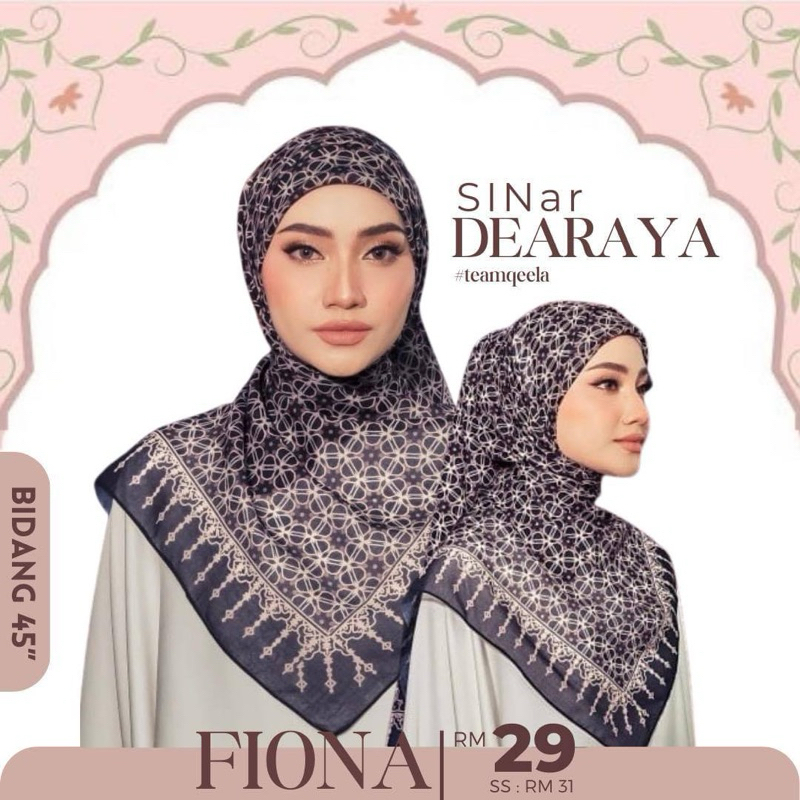 READY STOCK💥Bawal Deara Hijab Edisi Sinar Dearaya Tudung Raya 2024 Bidang 45 | Shopee Malaysia