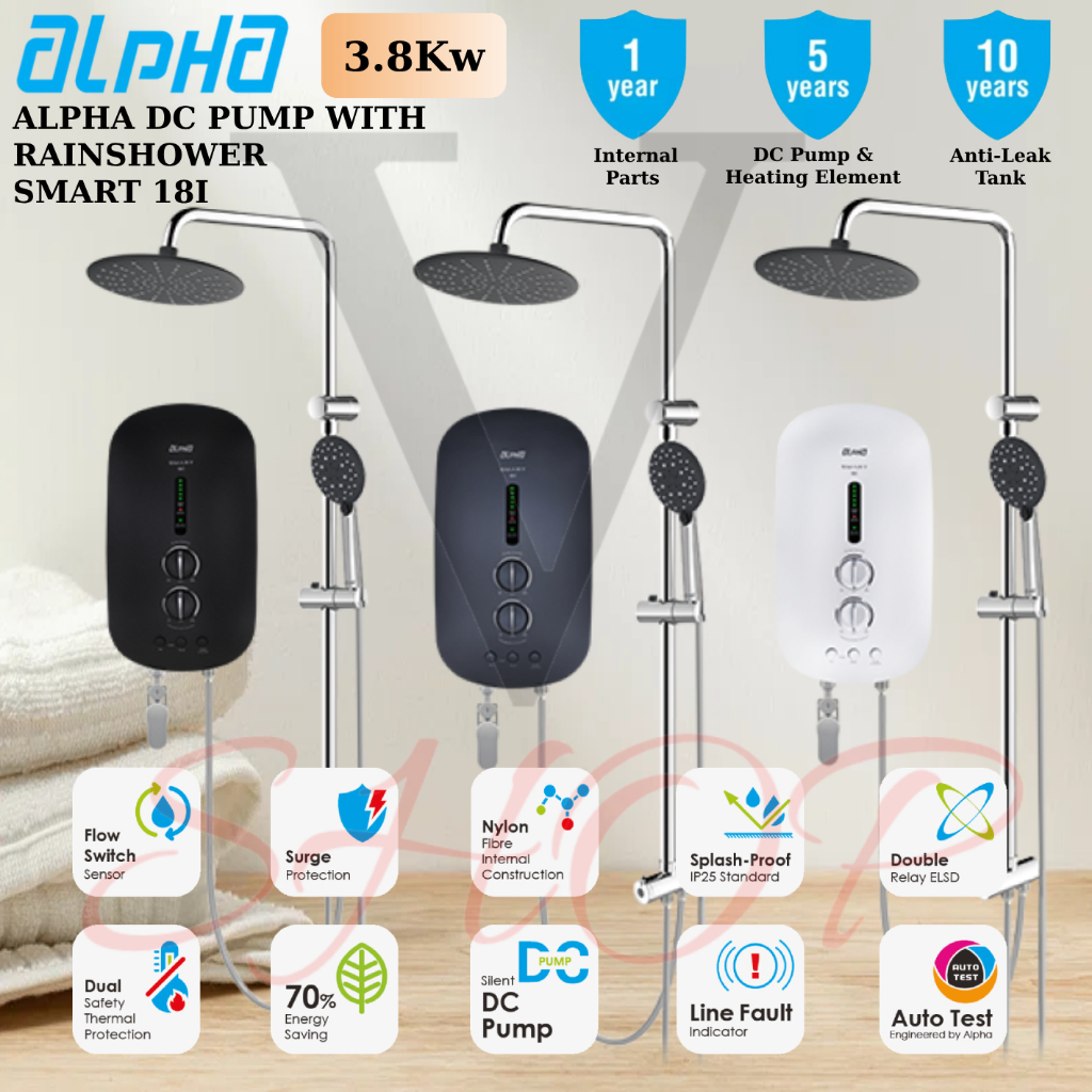 ALPHA SMART 18I SP 4.5KW DC PUMP || SMART 18I 3.8KW DC PUMP || SMART ...
