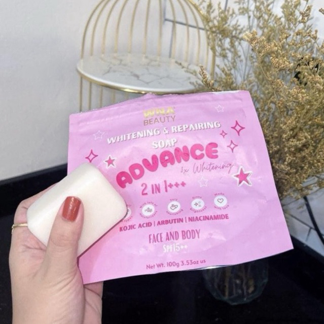 New Wna Beauty Whitening & Repairing Soap Advance 3x Whitening 2in1 ...