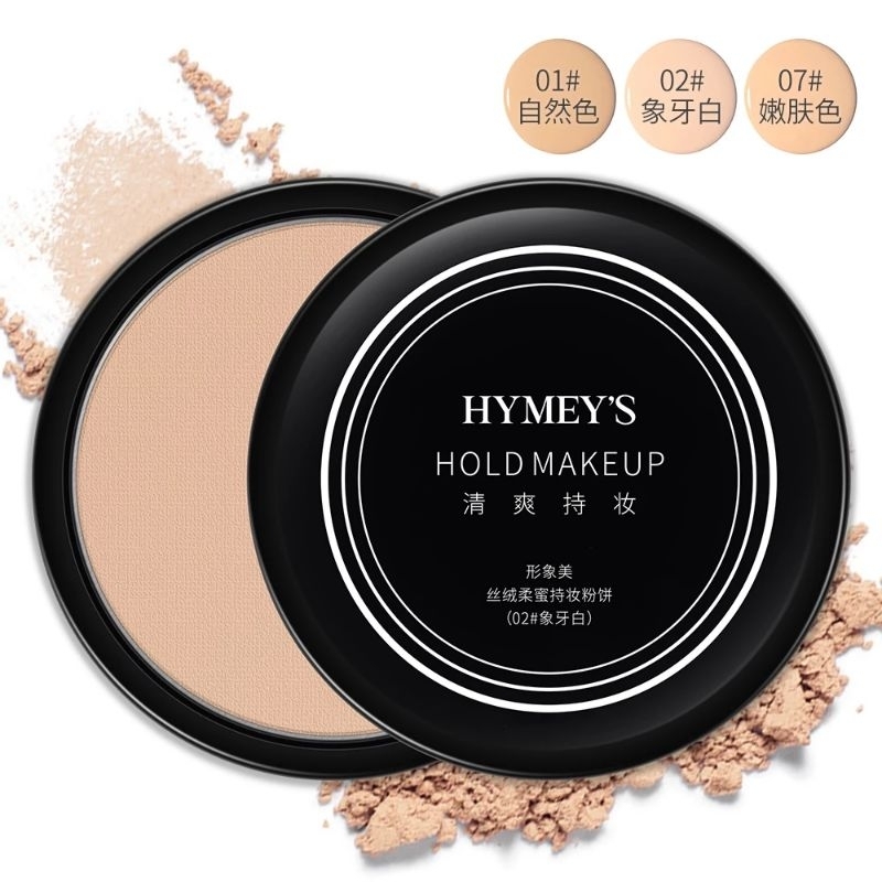 HYMEY'S IMAGES Compact Face Pressed Powder Mineral Make Up Bedak Mekap ...
