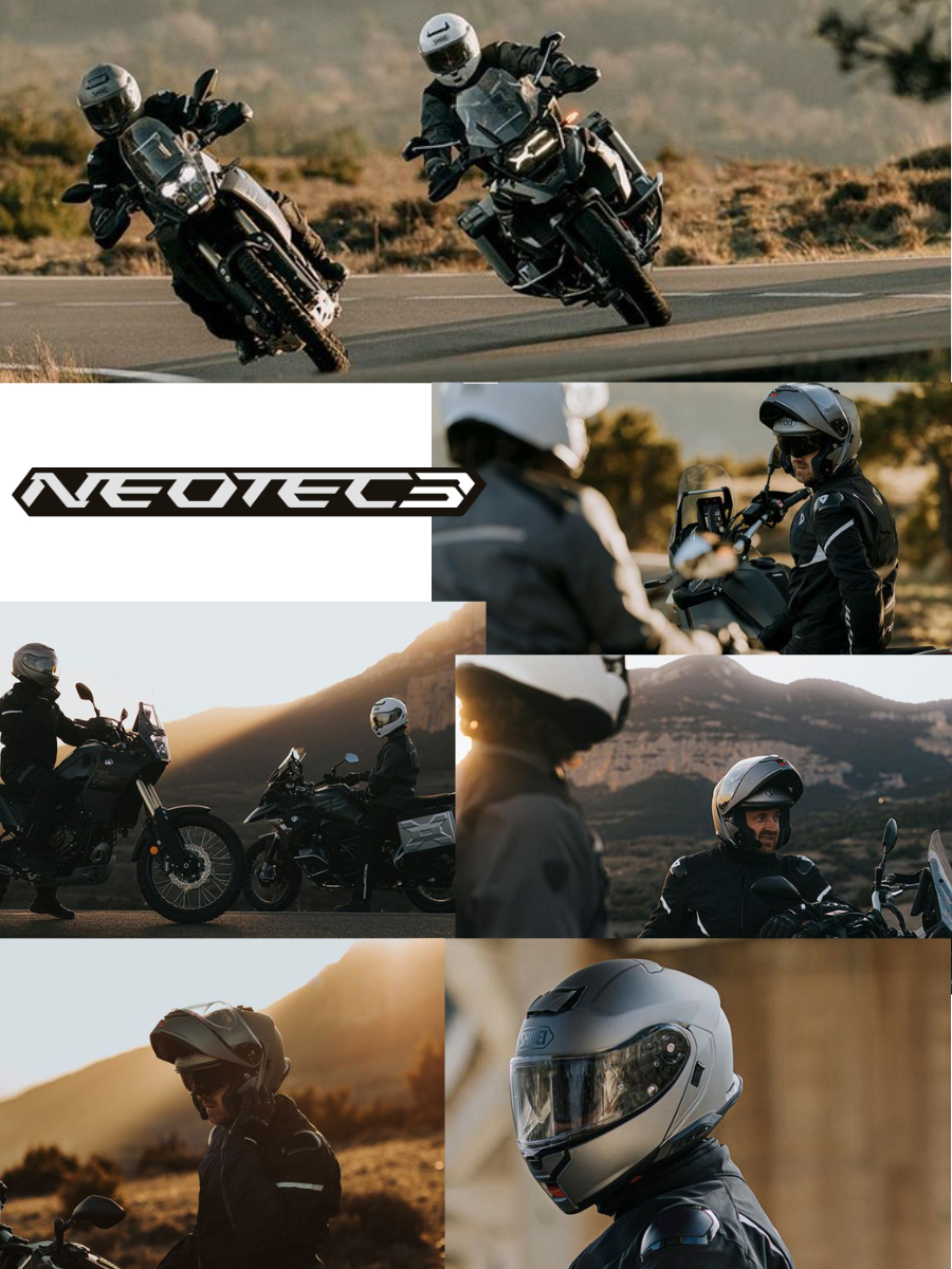 N3-BK SHOEI HELMET FLIPUP FULLFACE NEOTEC III BLACK SHOEI NEOTEC 3 ...