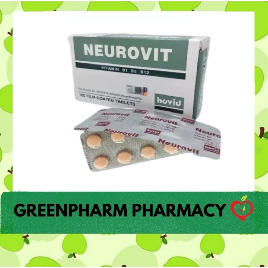 Hovid Neurovit Tablet 100's (EXP: 08/2024) | Shopee Malaysia
