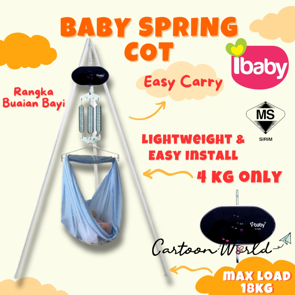 Easy Travel & Portable Baby Spring Cot IBaby Electronic Baby Cradle ...