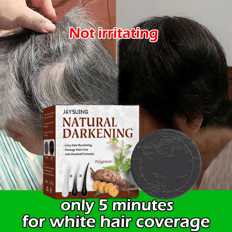 Sabun Rambut Hitam Jaysuing Natural Darkening Soap Black Hair Soap ...