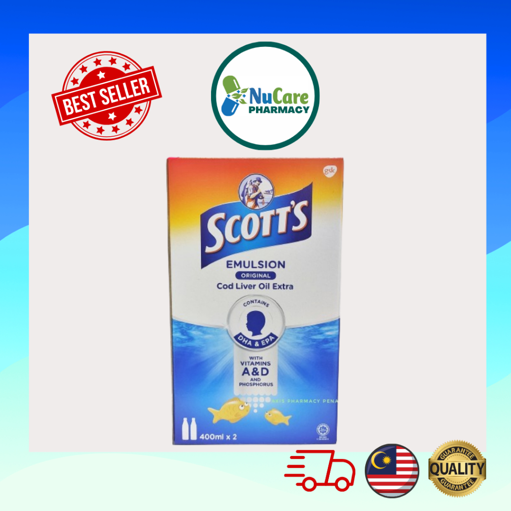 SCOTTS EMULSION REGULAR 400ML (ORIGINAL FLAVOUR) | Shopee Malaysia