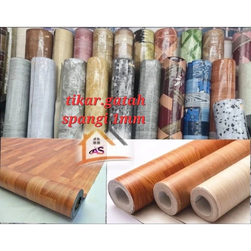 1MM Tebal*20 Meter Tikar Getah Sponge / Span Rubber Mat PVC / Tikar ...
