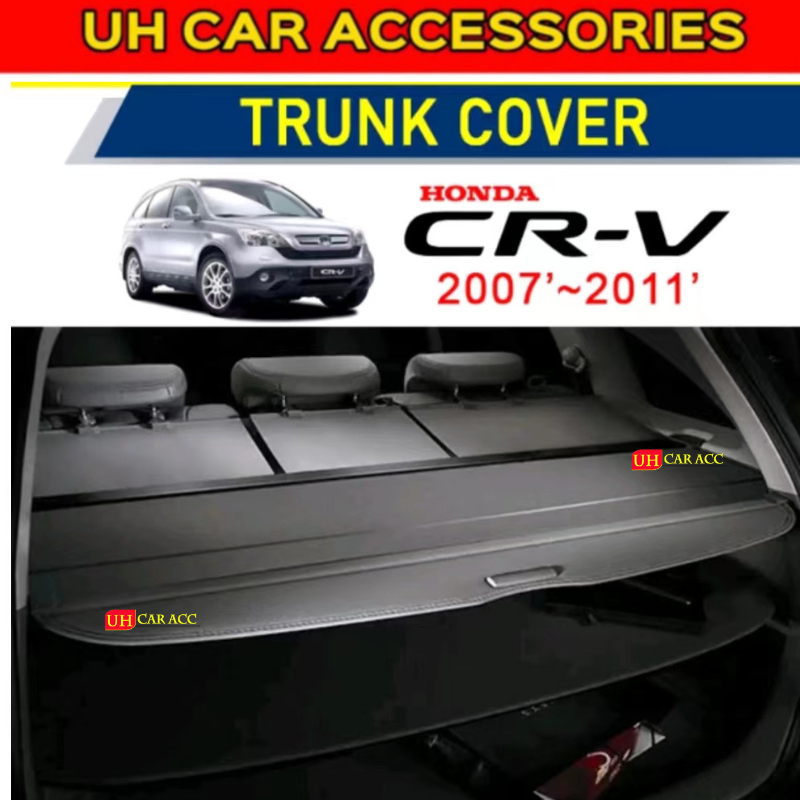 HONDA CR V CRV G3 2007 2011 RETRACTABLE TRUNK COVER TONNEAU COVER BOOT COVER Shopee Malaysia
