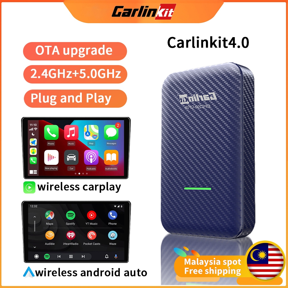 CarlinKit 4.0 carplay wireless adapter Android Auto dongle Car link kit ...