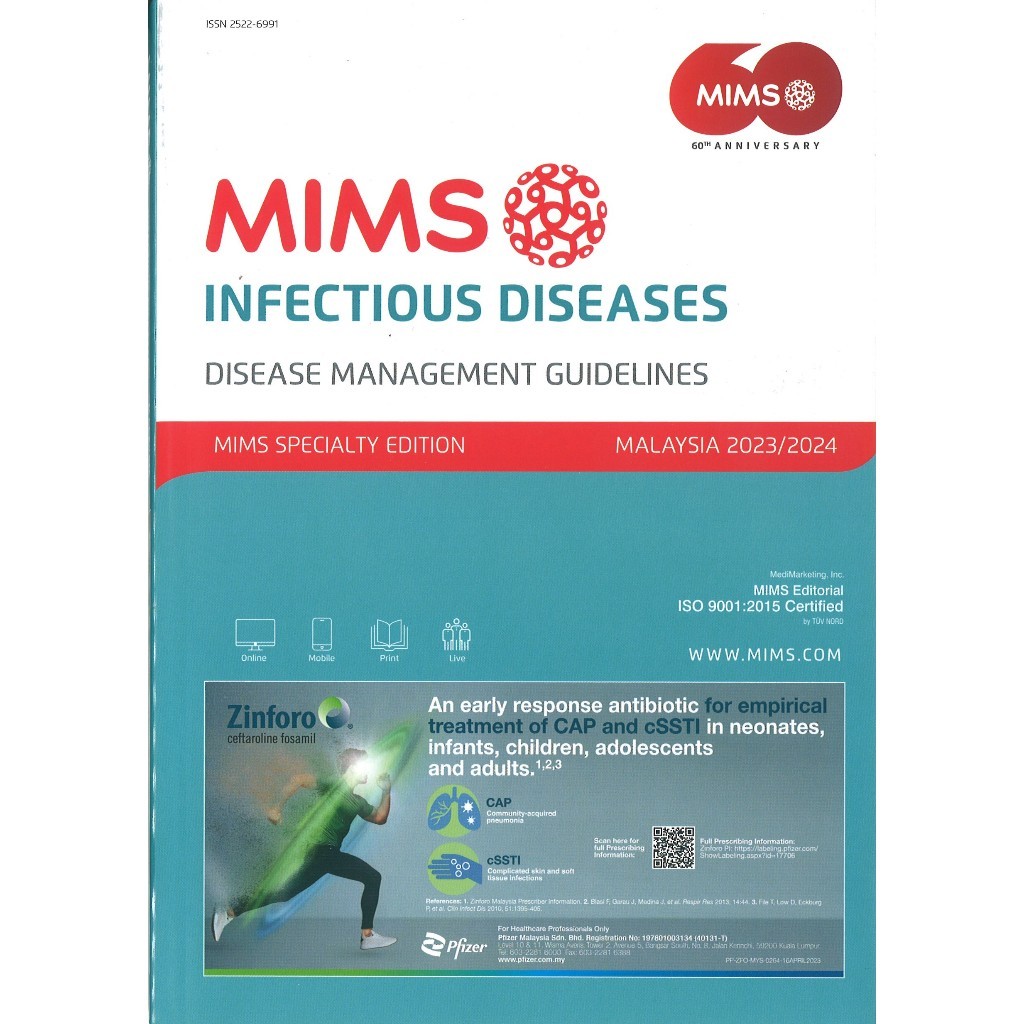 MIMS Infectious Disease Management Guidelines 2023/2024 | Shopee Malaysia