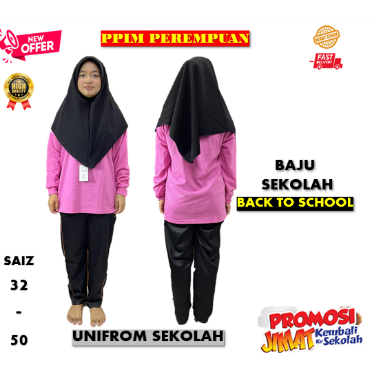 T-SHIRT PPIM/PANDU PUTERI ISLAM/LENGAN PANJANG COTTON | Shopee Malaysia
