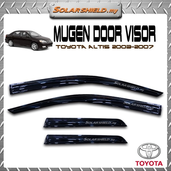 Toyota Altis 2003-2007 Door Visor Mugen Style (4pcs/set) | Shopee Malaysia