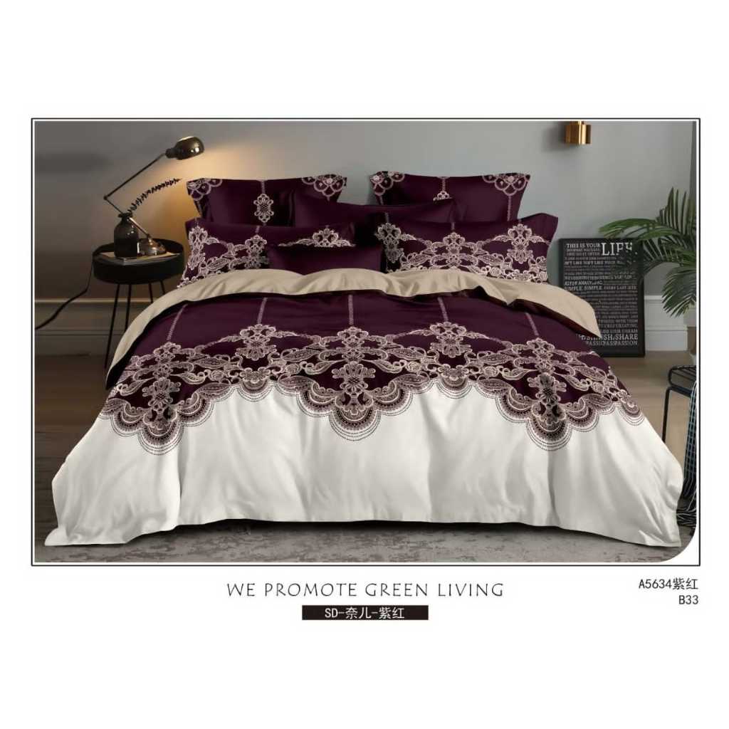 HOT CADAR SINGLE&SUPER SINGLE5D SET (5IN1) COMFORTER TEBAL | READY ...