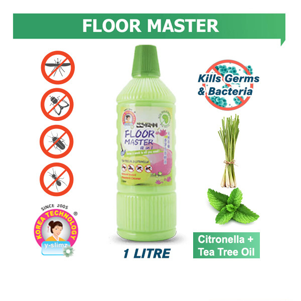 Y-Slimz Floor Master 12 IN 1 1L (Citronella + Tea Tree Oil) | Shopee ...