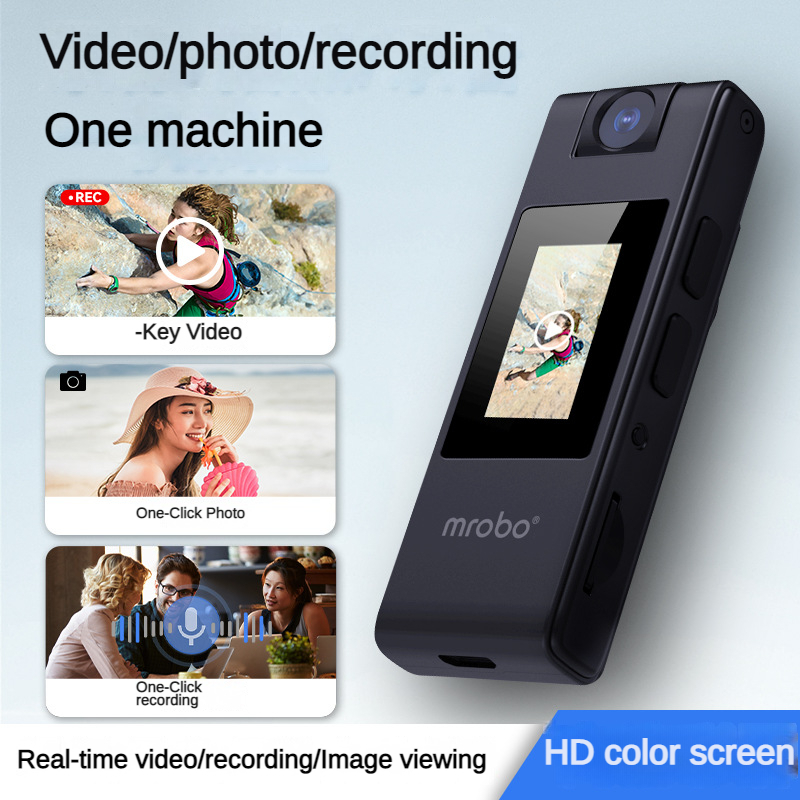 Kamera Berputar 1080P dengan Skrin HD: Perekam Video dengan Visi Malam ...
