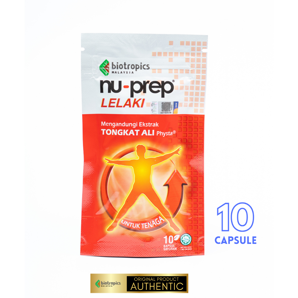 Biotropics Nu-Prep Lelaki Health Supplement (10 Capsules) | Shopee Malaysia
