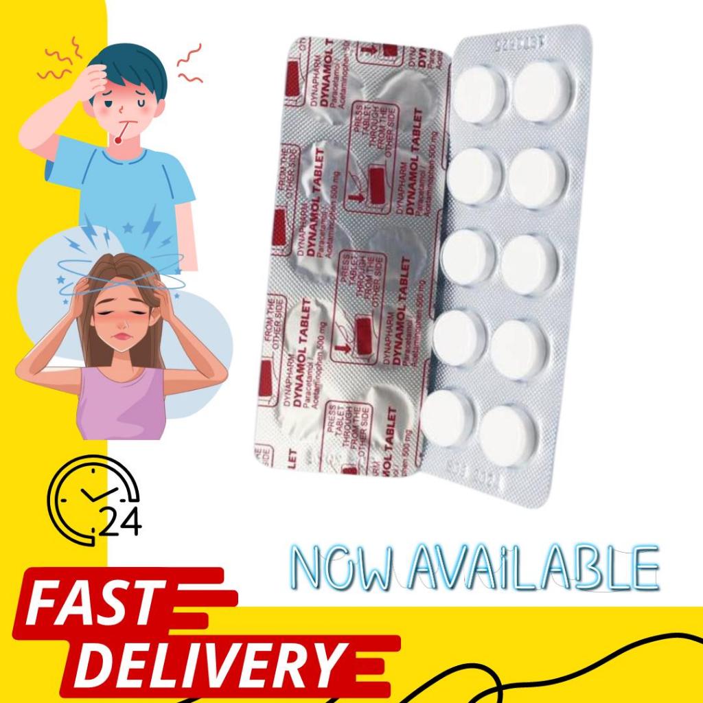 [DEMAM/SAKIT KEPALA] Dynamol Tablet Paracetamol 500mg | Shopee Malaysia