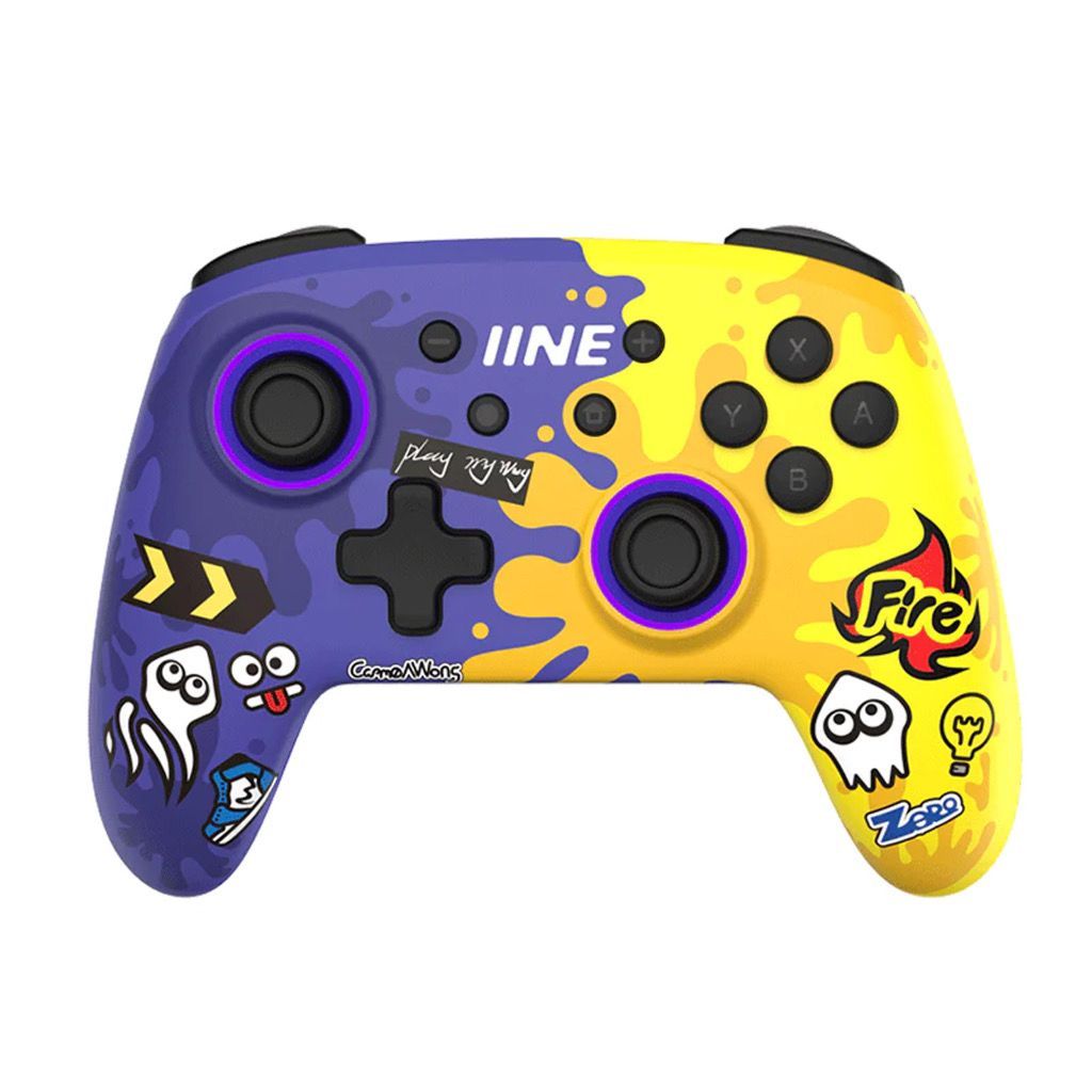 iiNE 良值 NSW Nintendo Switch Pro Wireless Controller (Splatoon) | Shopee ...