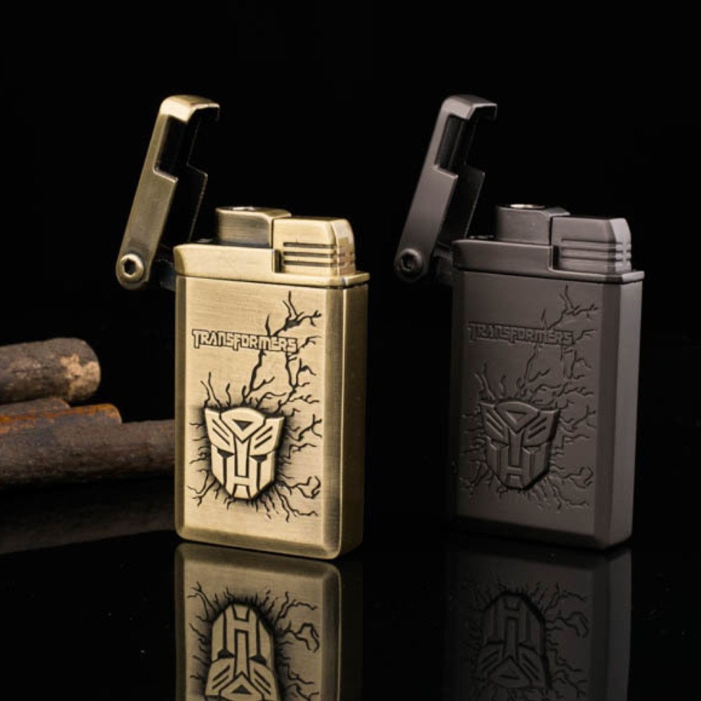 Transformer Autobot Logo Emboss Soft Straight Red Flame Butane Gas ...