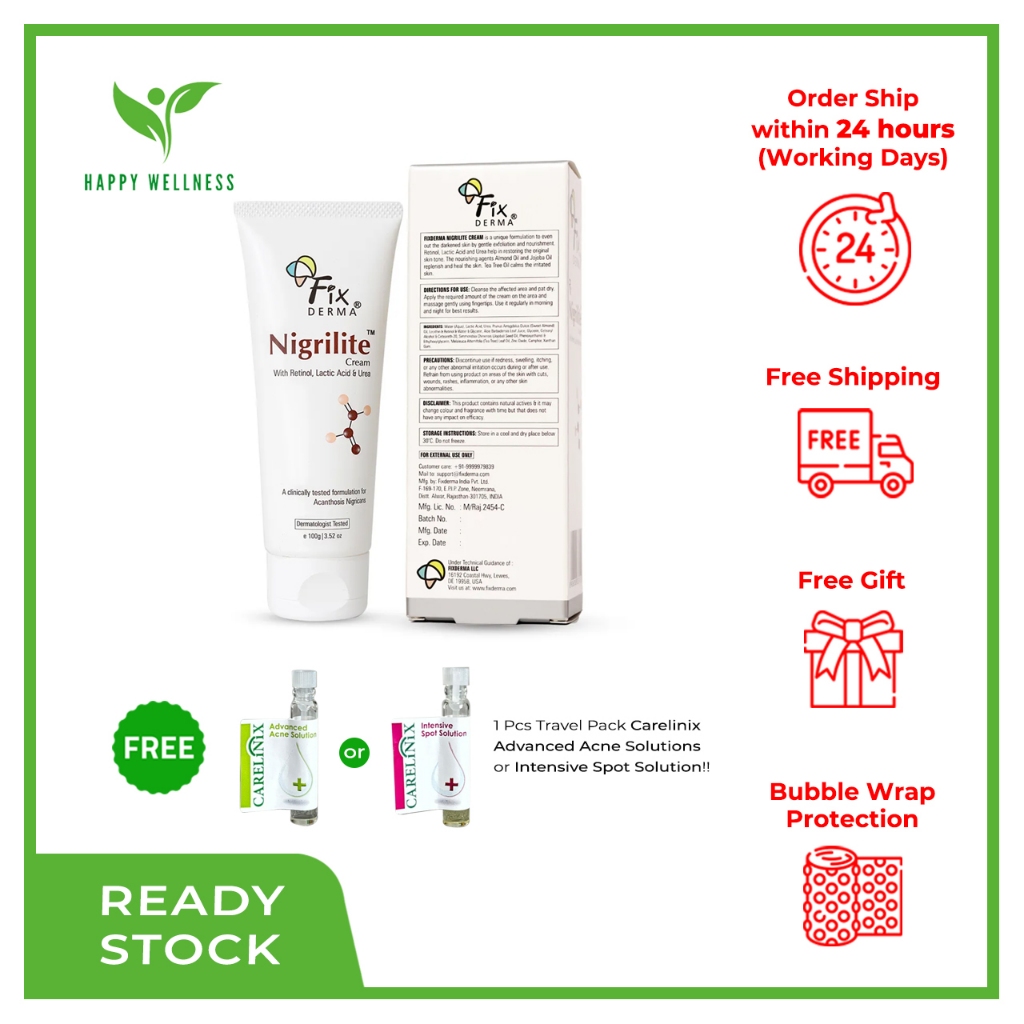 Fixderma Nigrilite Cream 100g (Exp: 2/2026) | Shopee Malaysia