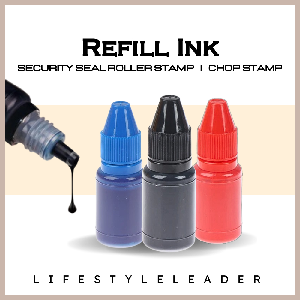 Refill Ink for Privacy Roller Stamp 5ml Seal Roller Stamp Ink Security ...