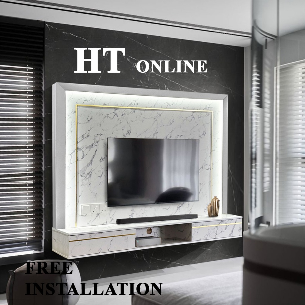 HT ONLINE 6ft TV Cabinet / Wall Mounted Tv Cabinet / Hall Cabinet ...