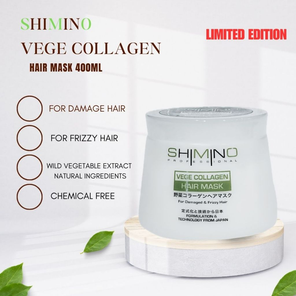 SHIMINO VEGE COLLAGEN HAIR MASK 400ML | Shopee Malaysia