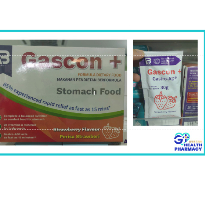 Gascon + Rapid Relief 30g x 15 sachets (with multivitamin) | Shopee ...