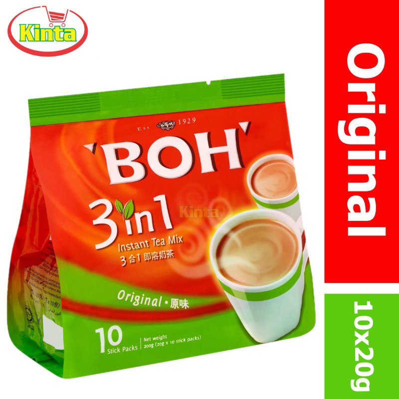 BOH Original 3 in 1 Instant Tea Mix (10 X 20g)(30 X 20g) | Shopee Malaysia