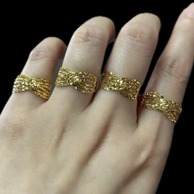 Ready Stock Cincin Design Baru Emas916 Bajet | Shopee Malaysia