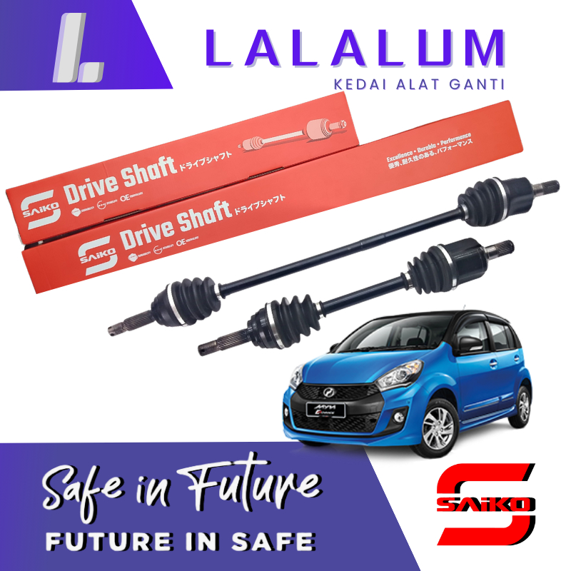 Saiko Drive Shaft PERODUA MYVI LAGI BEST made in japan setahun warrenty ...