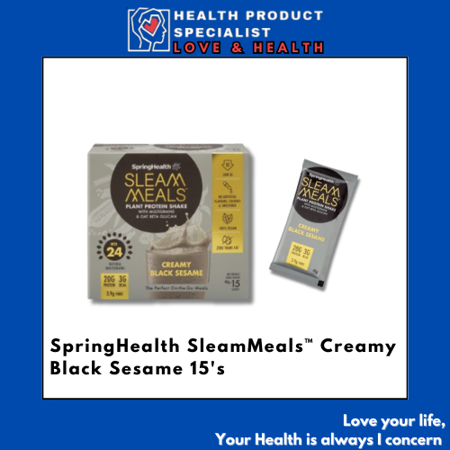 SpringHealth SleamMeals™ Creamy Black Sesame 15's | Shopee Malaysia