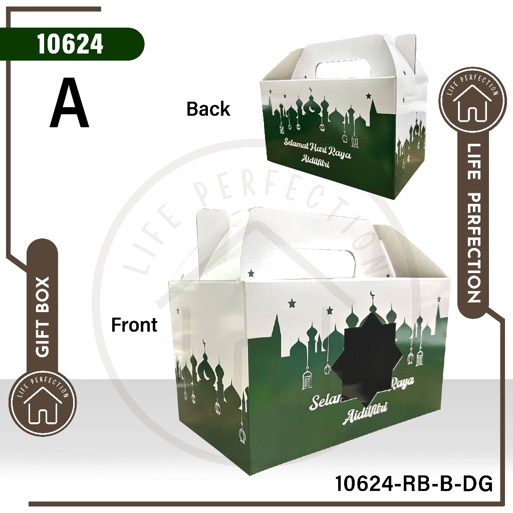 2024 Hari Raya Aidilfitri Gift Box Kotak Kuih Raya Packaging Gift Bag ...