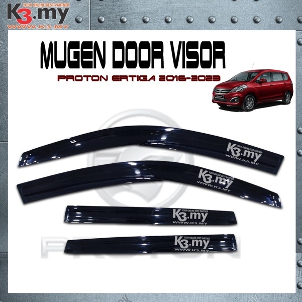 Proton Ertiga 2016-2023 Mugen Door Visor (4pcs/set) | Shopee Malaysia