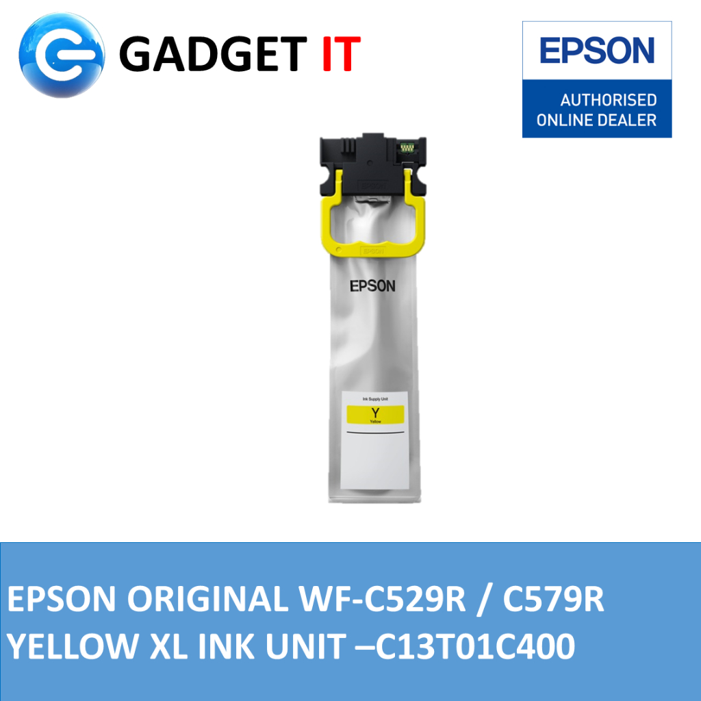 Epson Original T01C1 (B), T01C2 (C), T01C3 (M), T01C4 (Y) Ink Pack ...