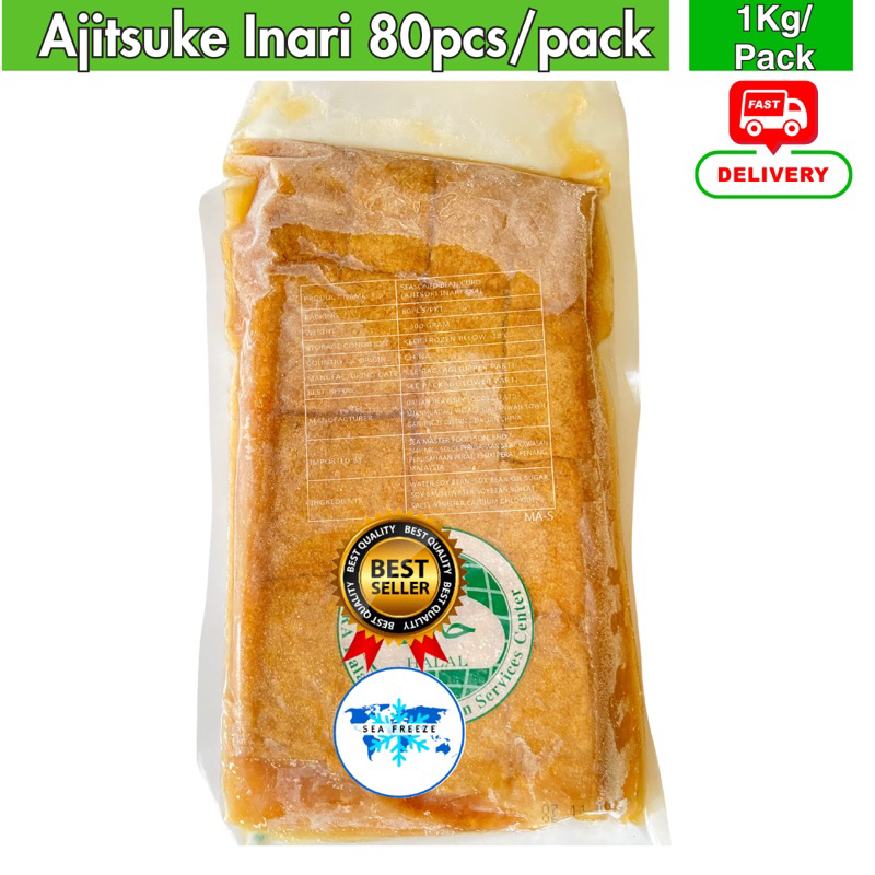 Ajitsuke Inari 80pcs per pack 1kg | Shopee Malaysia