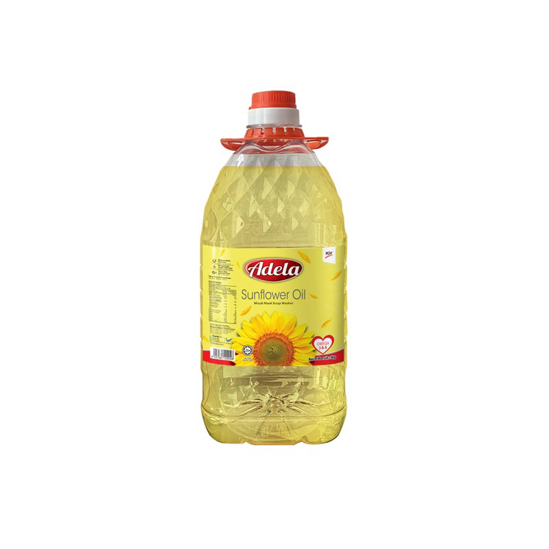 Adela Sunflower Oil OMEGA3&6 3kg | Shopee Malaysia