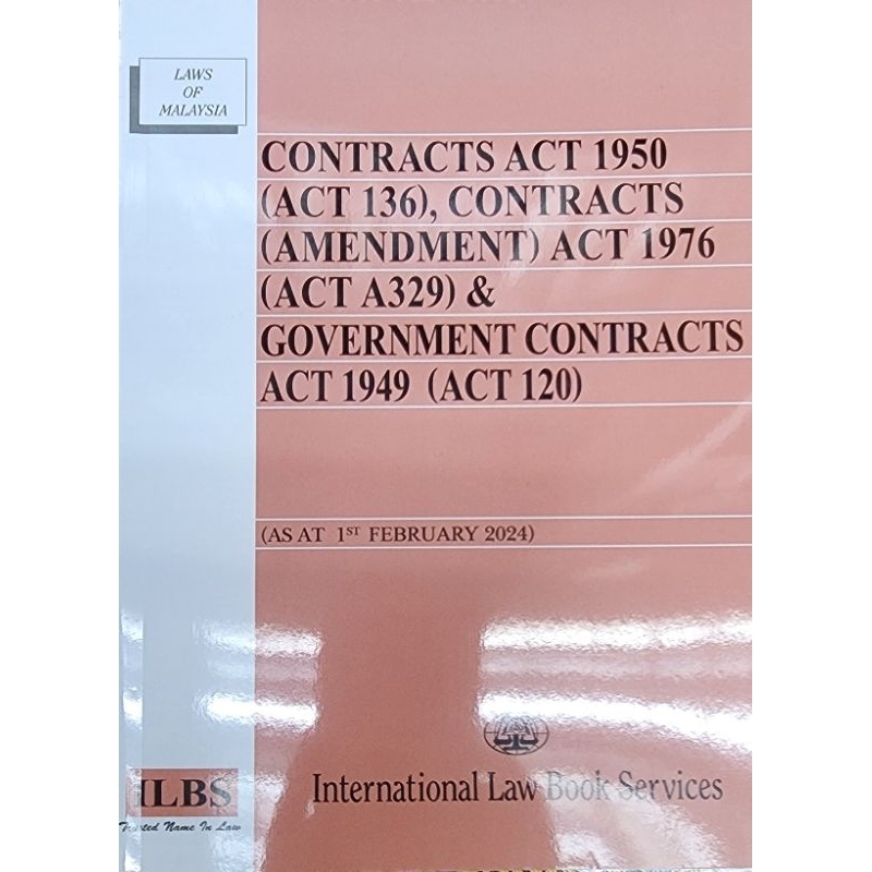 CONTRACTS ACT 1950 (ACT 136) | Shopee Malaysia