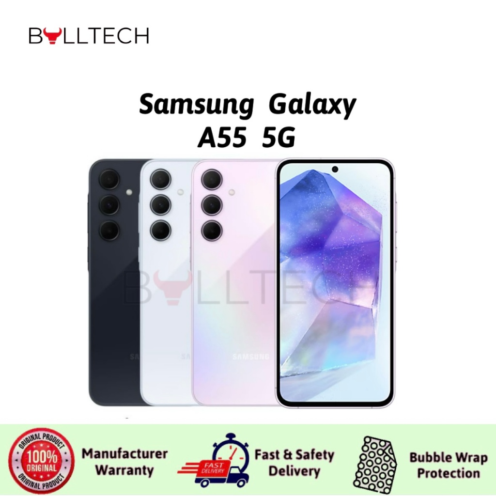 Samsung Galaxy A55 5G (A556) 12GB RAM + 256GB ROM 12 MONTHS WARRANTY BY ...