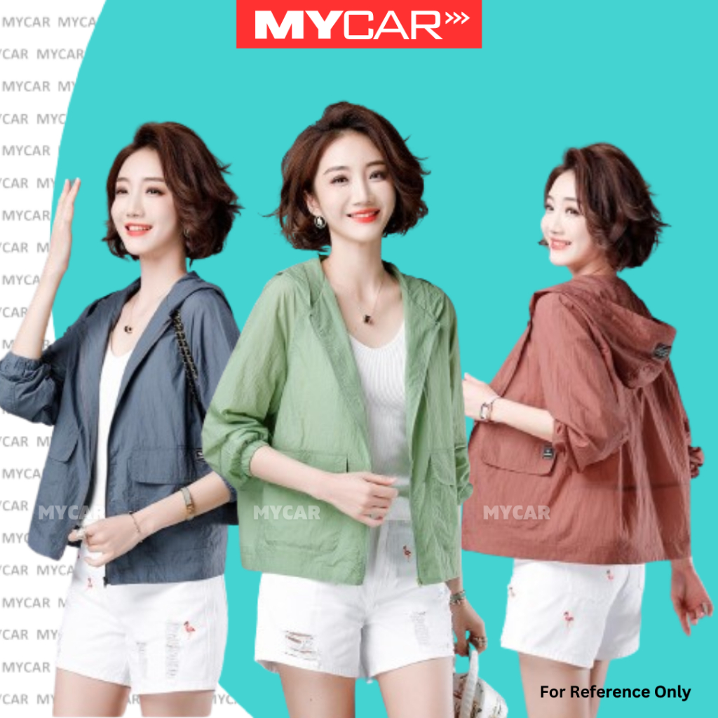 Jacket Women Hoodie Women Long Sleeve Hooded Windbreaker Jaket ...