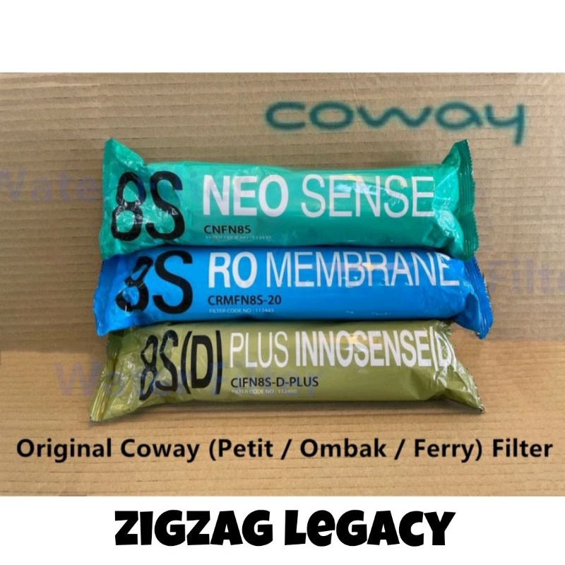 Filter Coway 1 SET Model OMBAK ,NEO PLUS ,PETIT ,FERRY 💯 Original Coway ...