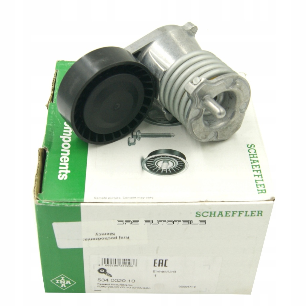 INA Germany Volvo C30 S40 V50 C70 5-Cylinder Fan Belt Tensioner V ...