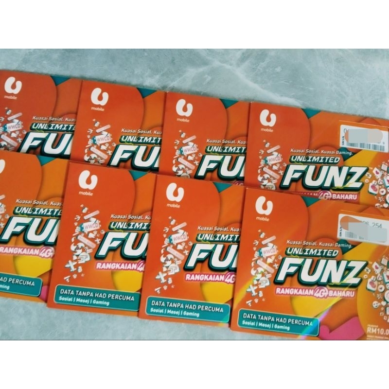 *READY STOCK* UNLIMITED FUNZ SIMKAD, GX38, VIP NOMBOR | Shopee Malaysia