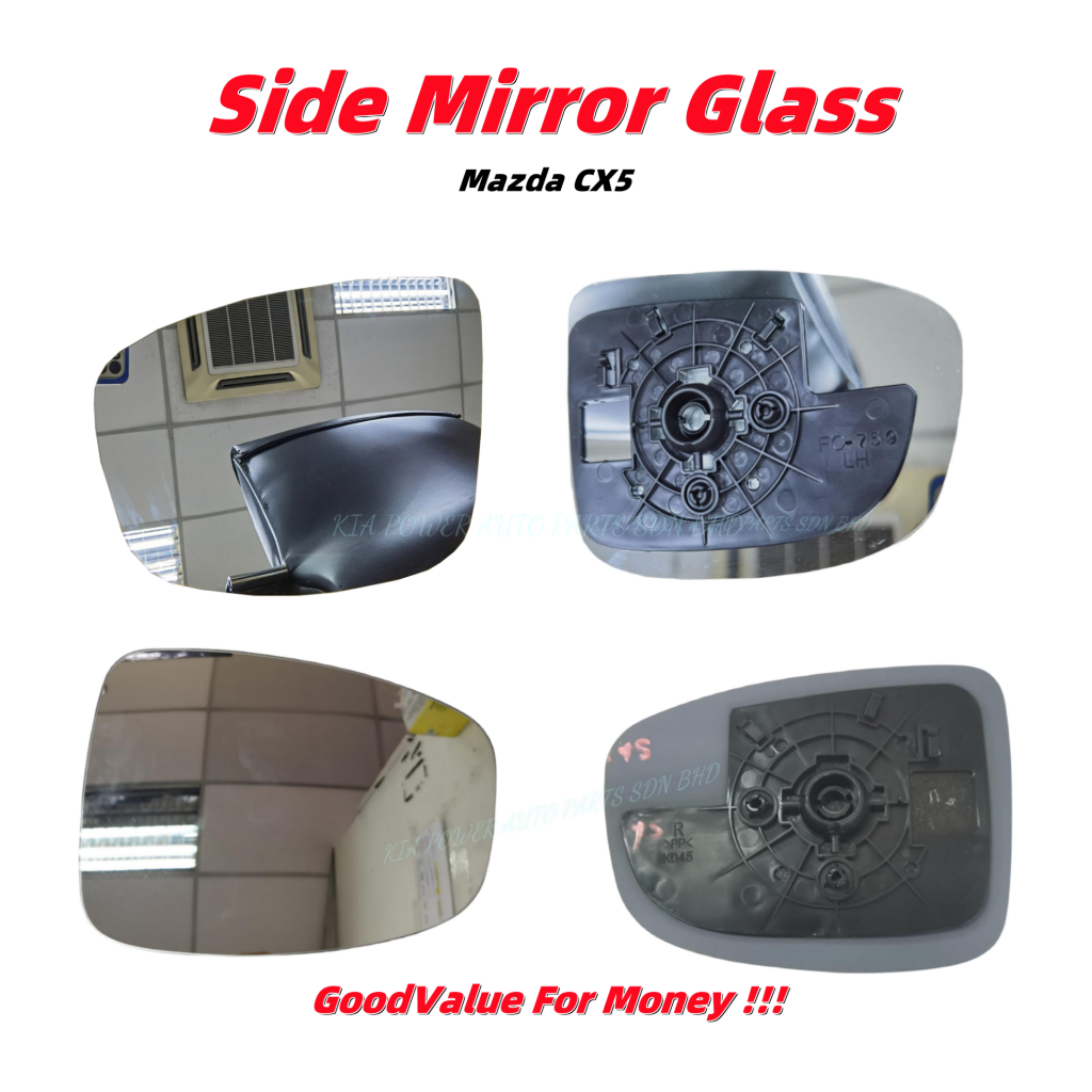 【SIDE MIRROR GLASS】MAZDA CX5 SIDE MIRROR GLASS ONLY | Shopee Malaysia
