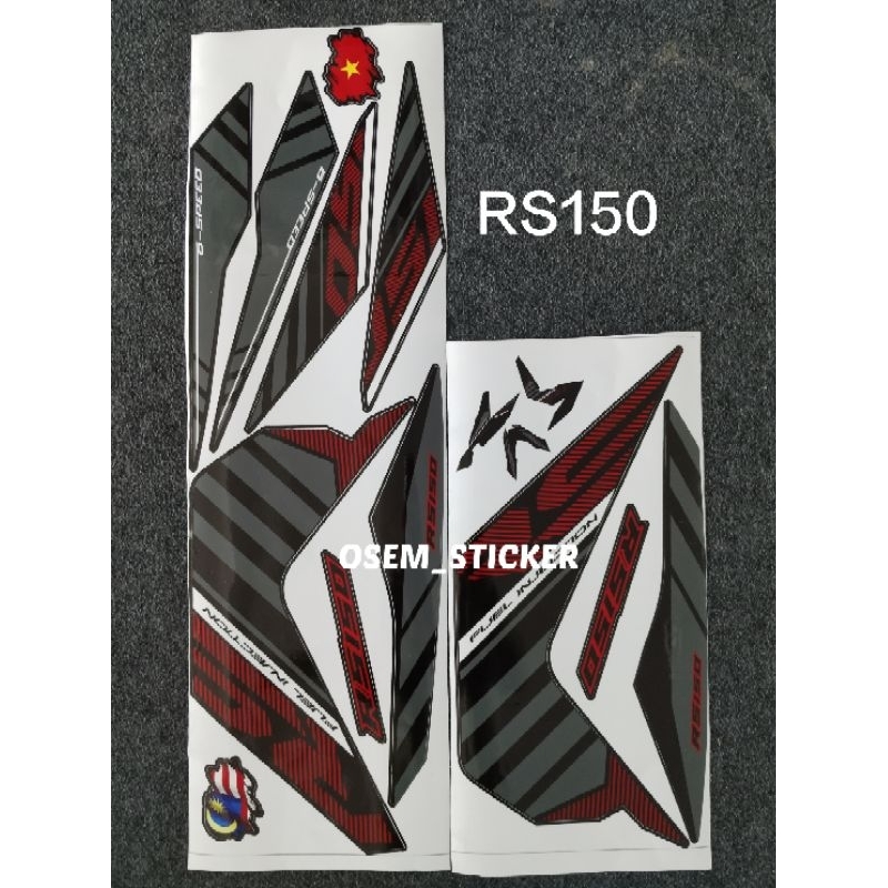 STICKER BATMAN SPORT BONUS/MR3/KRISS/EX5/EX5 FI/NOUVO LC/LAGENDA 115 ...